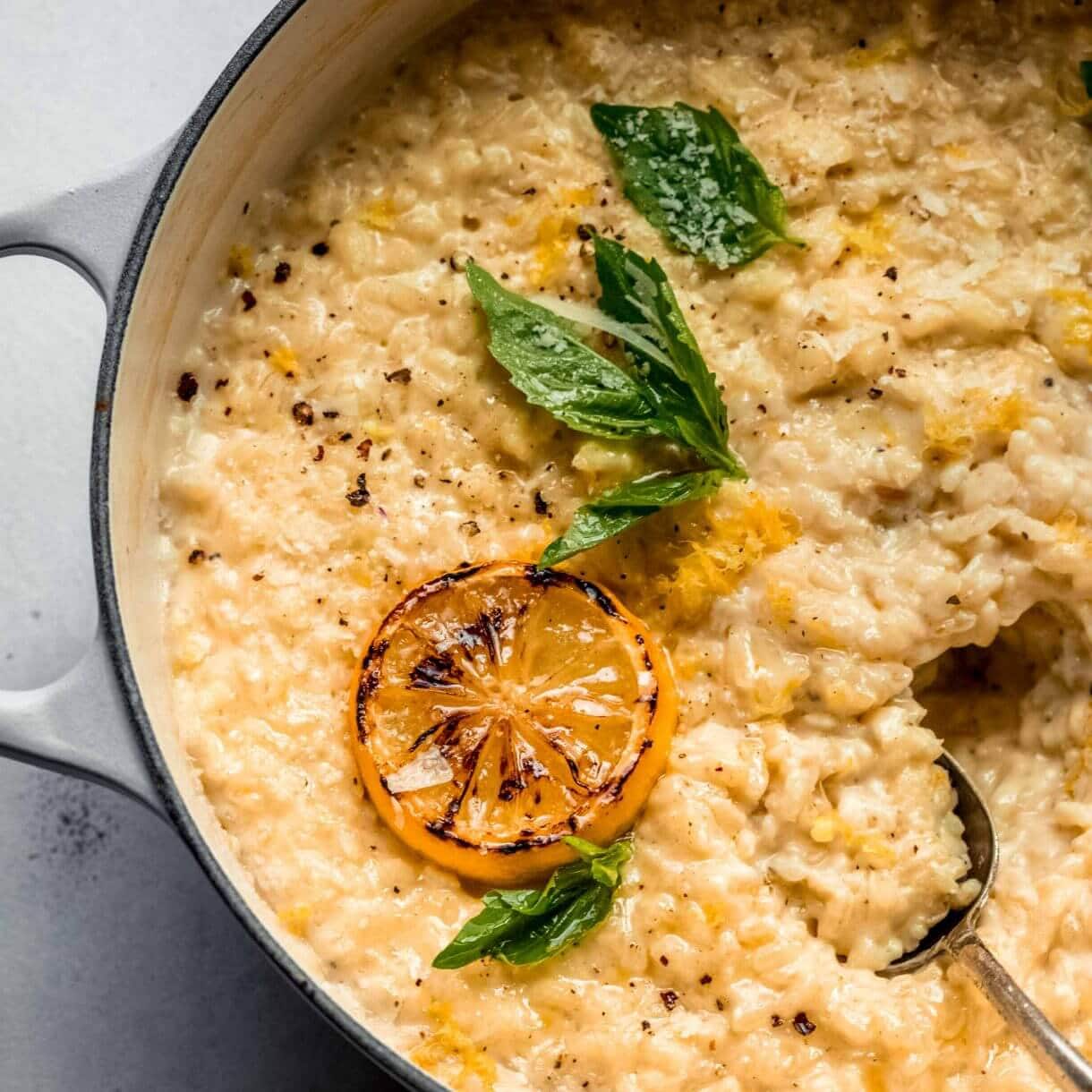 Creamy Lemon Mascarpone Risotto