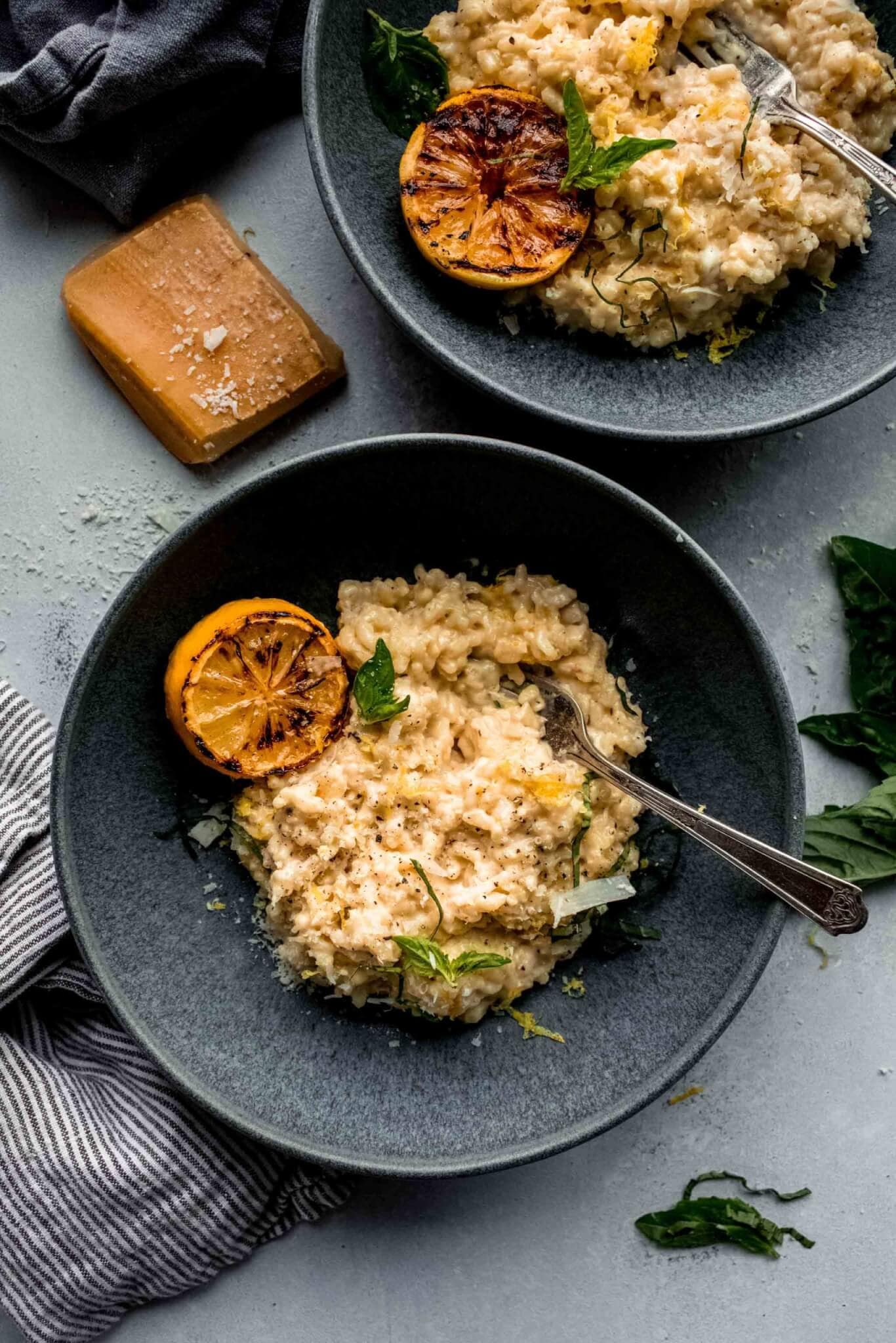 Lemon Risotto Recipe with Mascarpone Cheese