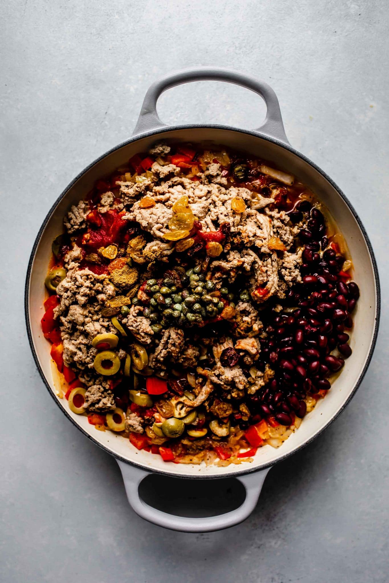 Cuban Ground Turkey Picadillo Recipe