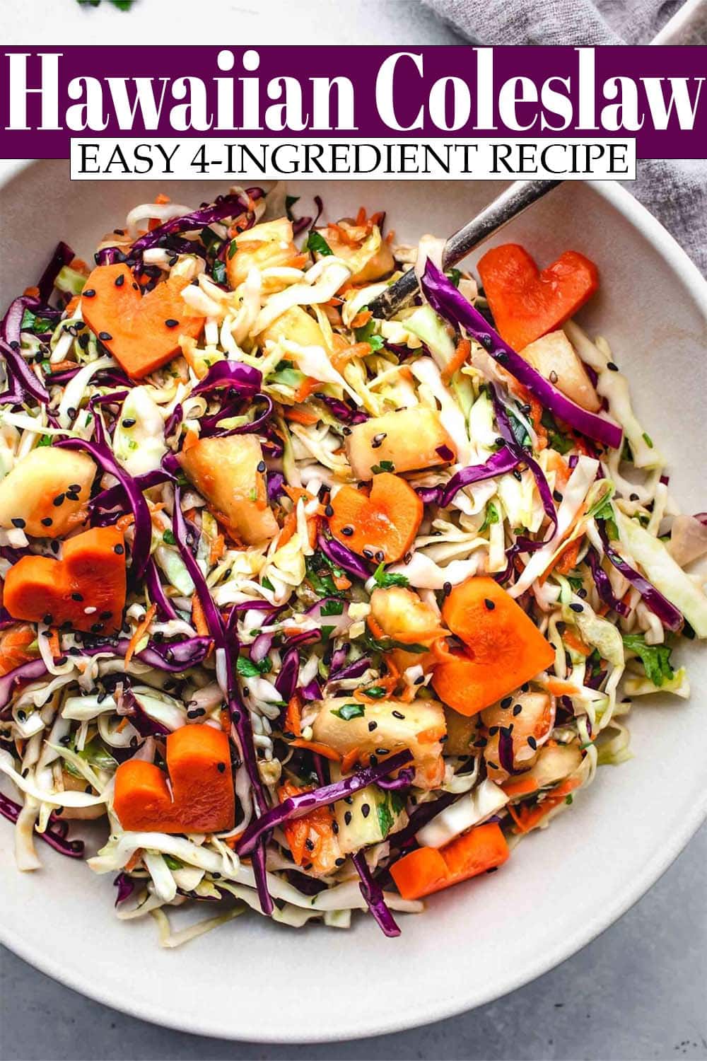 Hawaiian Coleslaw Recipe - Platings + Pairings