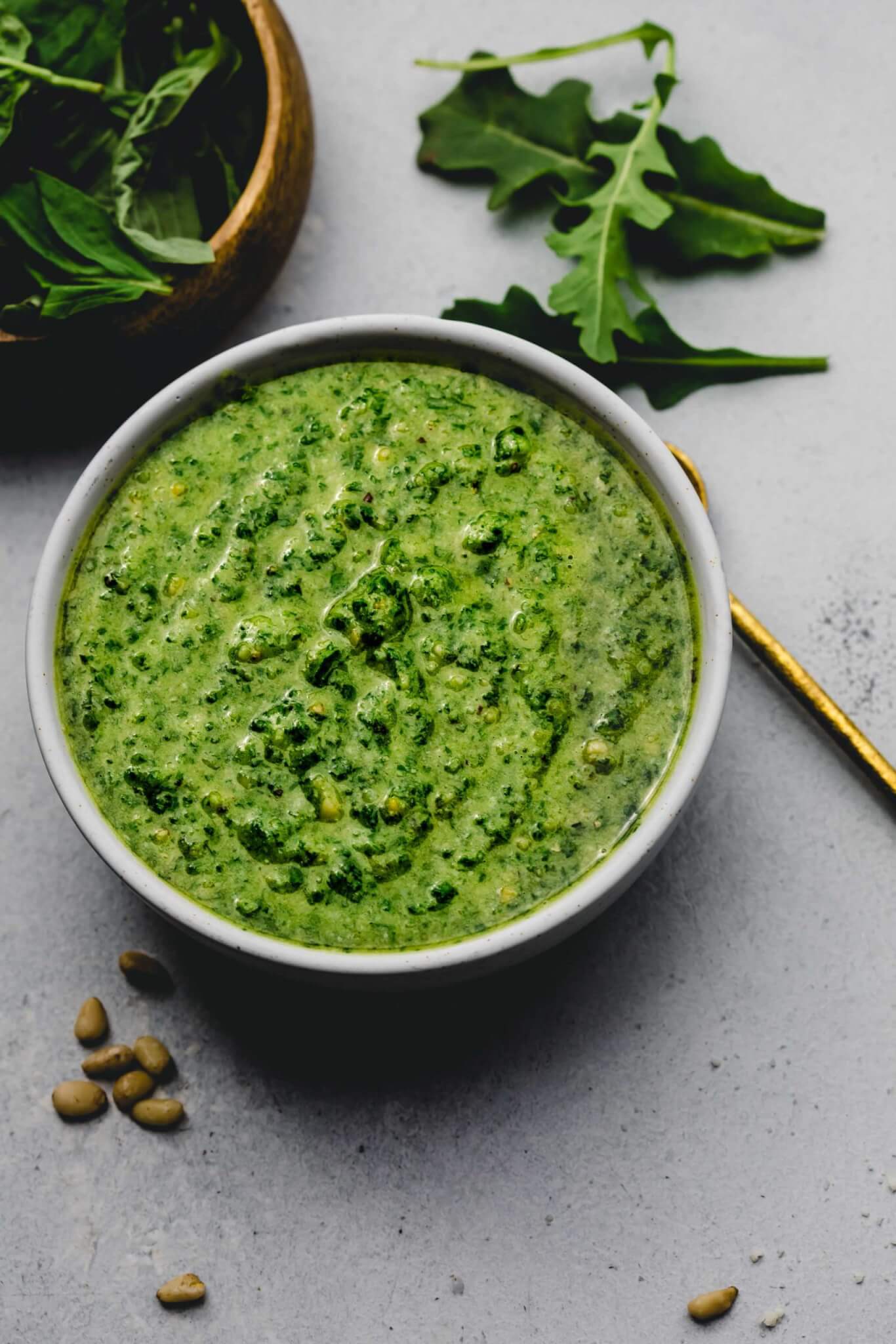 Arugula Pesto Recipe with Parmesan & Lemon Zest