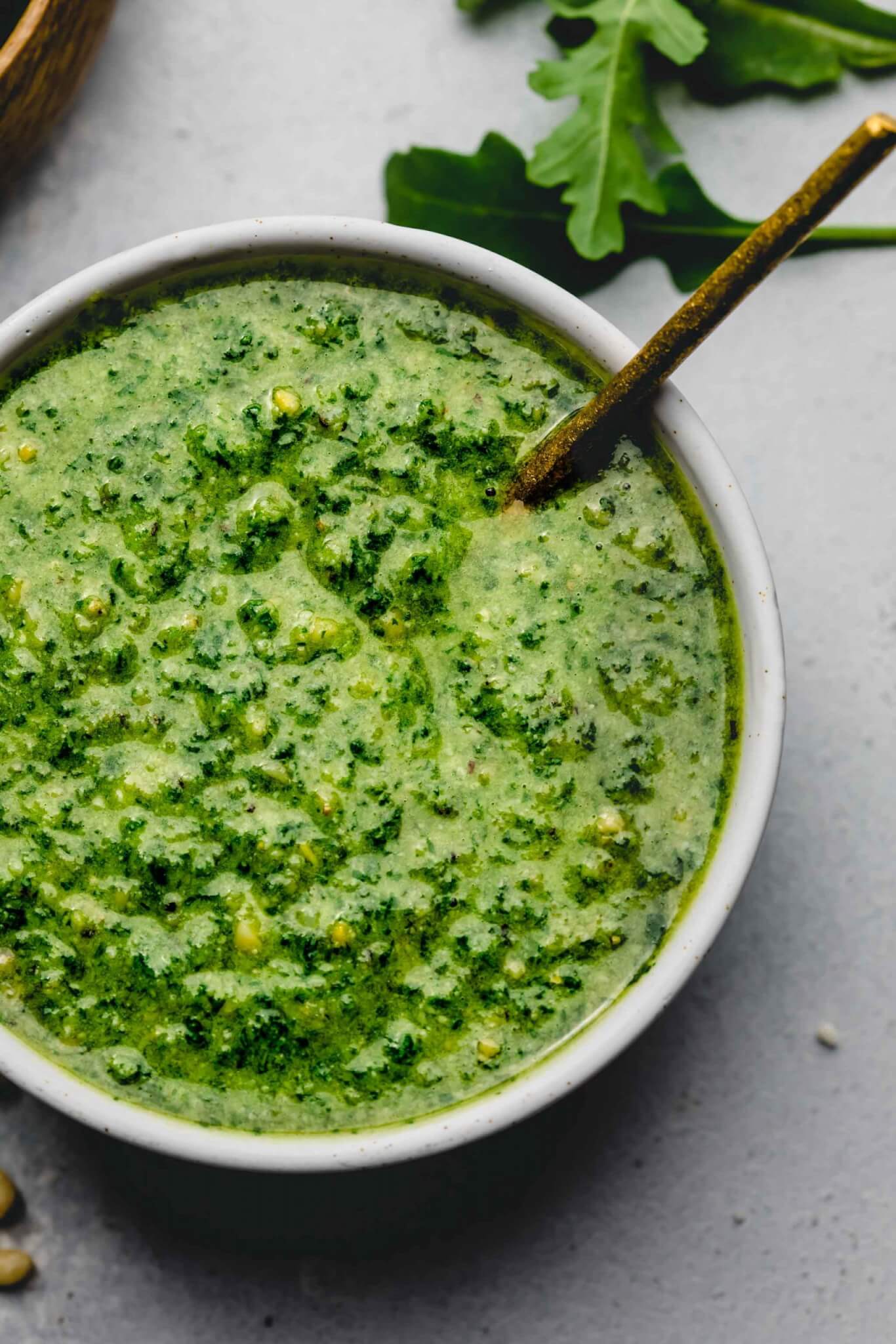 Arugula Pesto Recipe with Parmesan & Lemon Zest