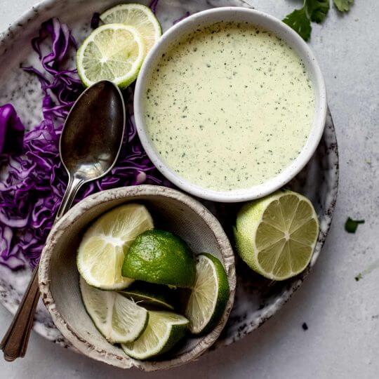 Cilantro Lime Crema Recipe
