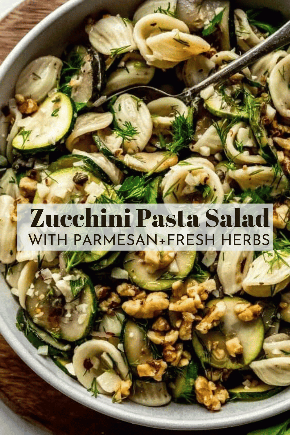 Zucchini Pasta Salad - Platings + Pairings