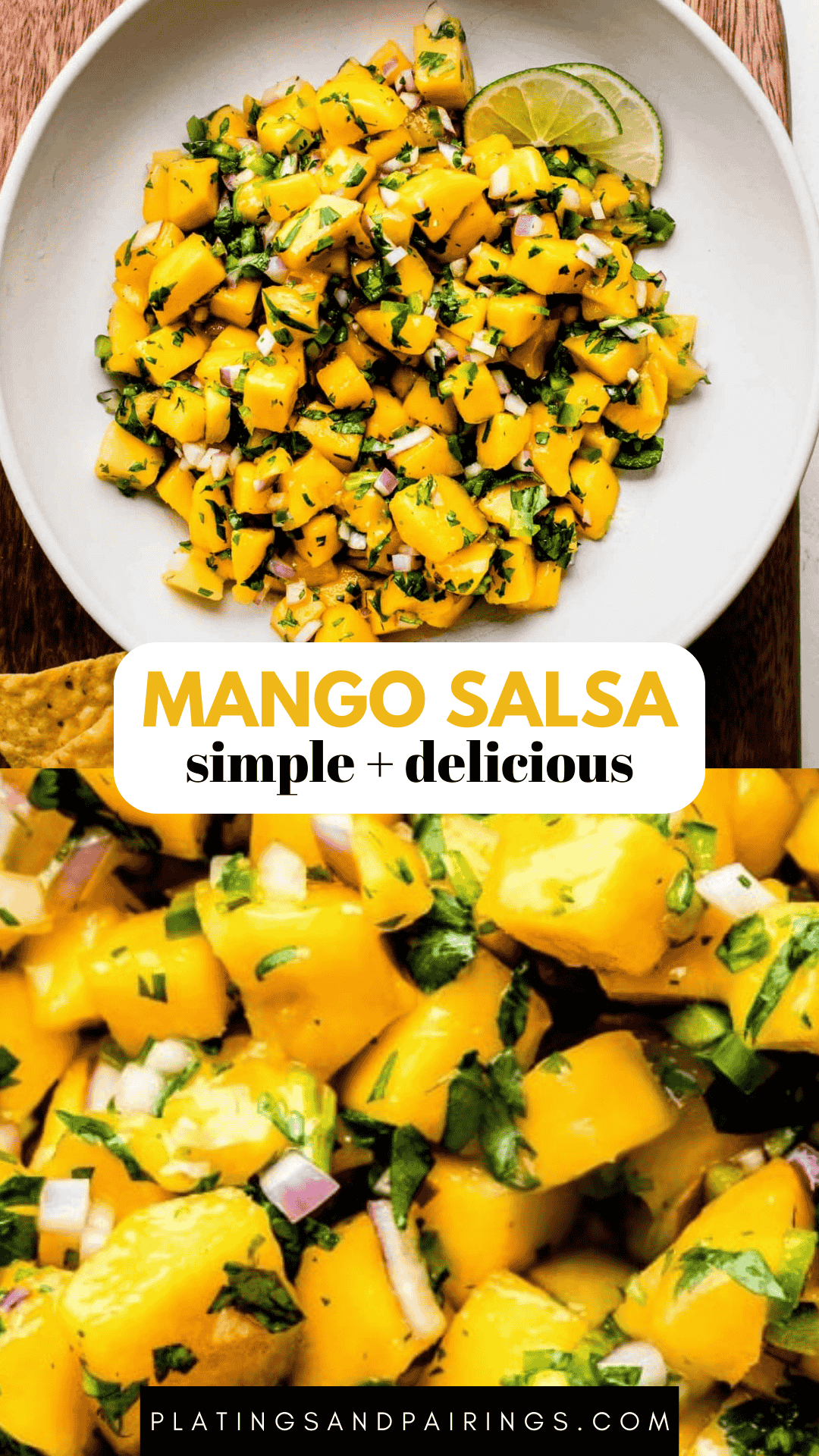 Fresh Mango Salsa (Just 5-Ingredients!!!)