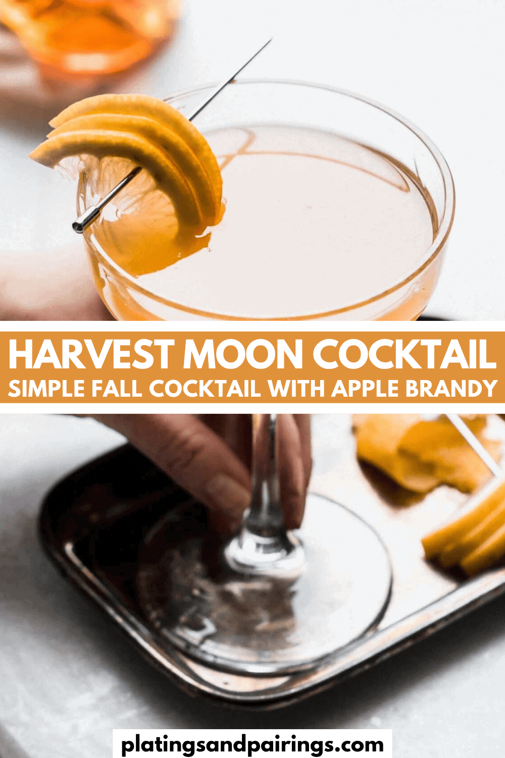 Harvest Moon Applejack Cocktail – Classic Fall Cocktail Recipe