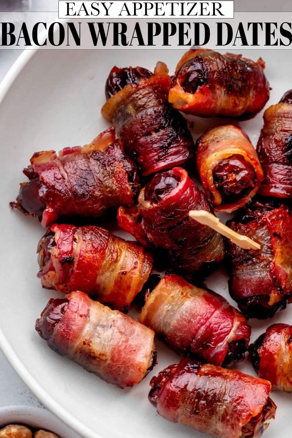 Bacon-Wrapped Dates with Almonds (3-Ingredients)