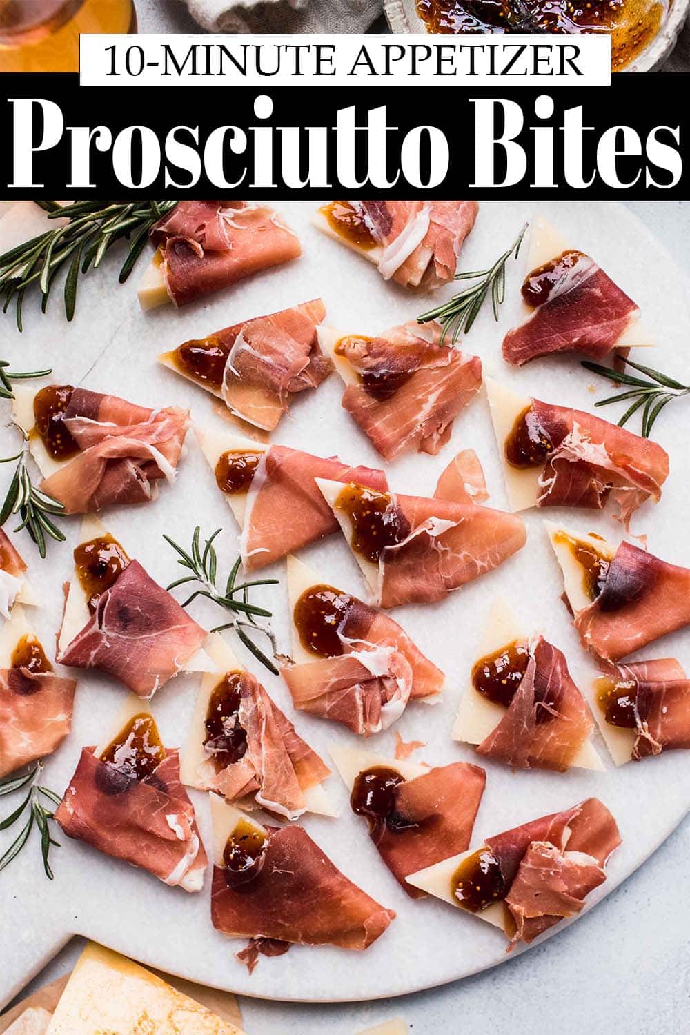 Prosciutto Wrapped Parmesan with Fig Preserves - Platings + Pairings
