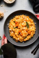 The BEST Roasted Butternut Squash Risotto Recipe