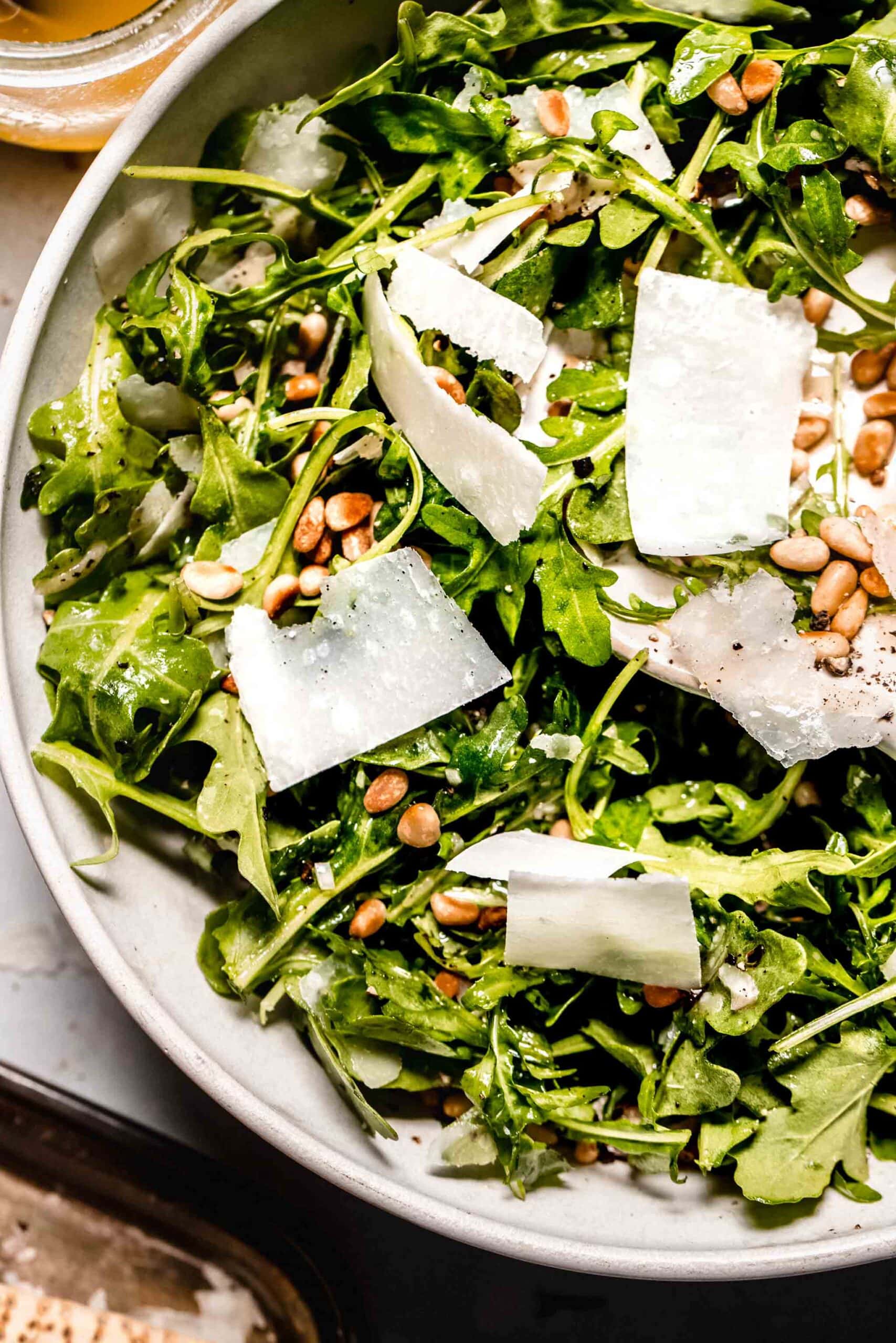 Easy Arugula Salad with Red Wine Vinaigrette