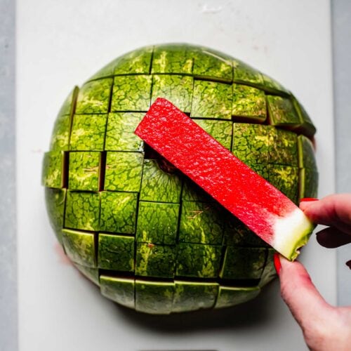 How to Cut Watermelon Sticks (with Video!)