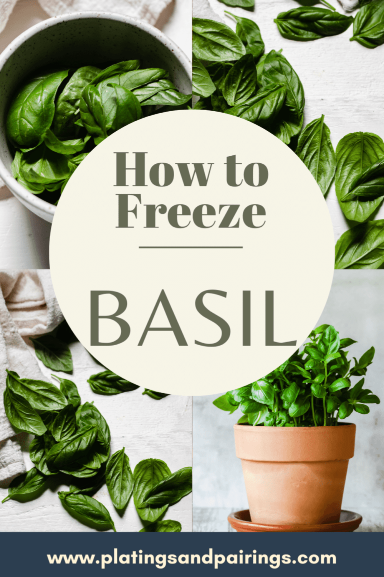 How to Freeze Basil Leaves (The EASY Way!) - Platings + Pairings