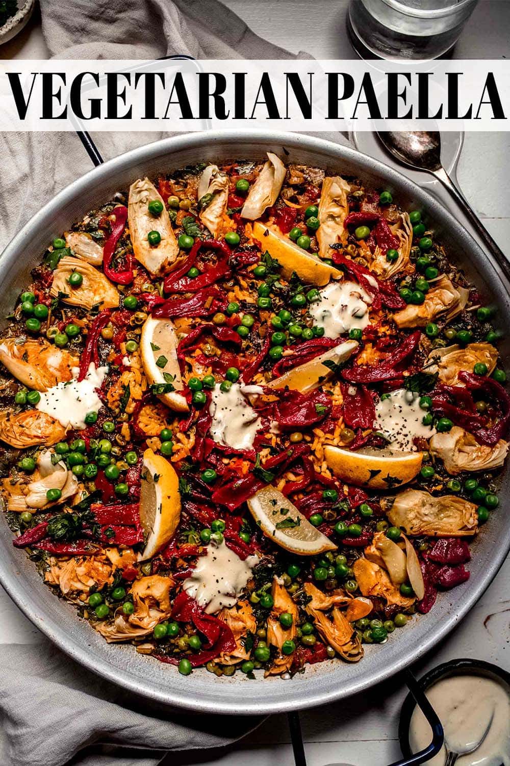 Vegetarian Paella with Artichokes (EASY Recipe)