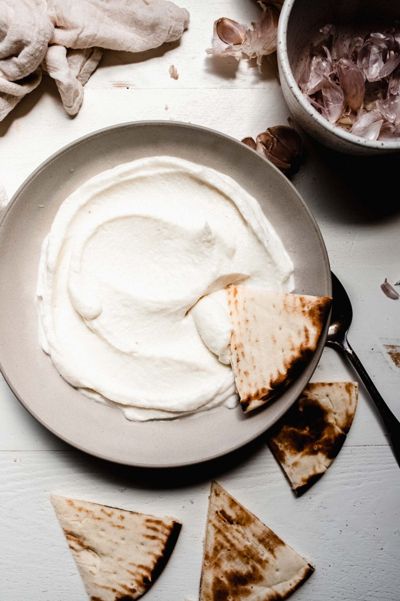 Toum (Lebanese Garlic Sauce) + How to Use It