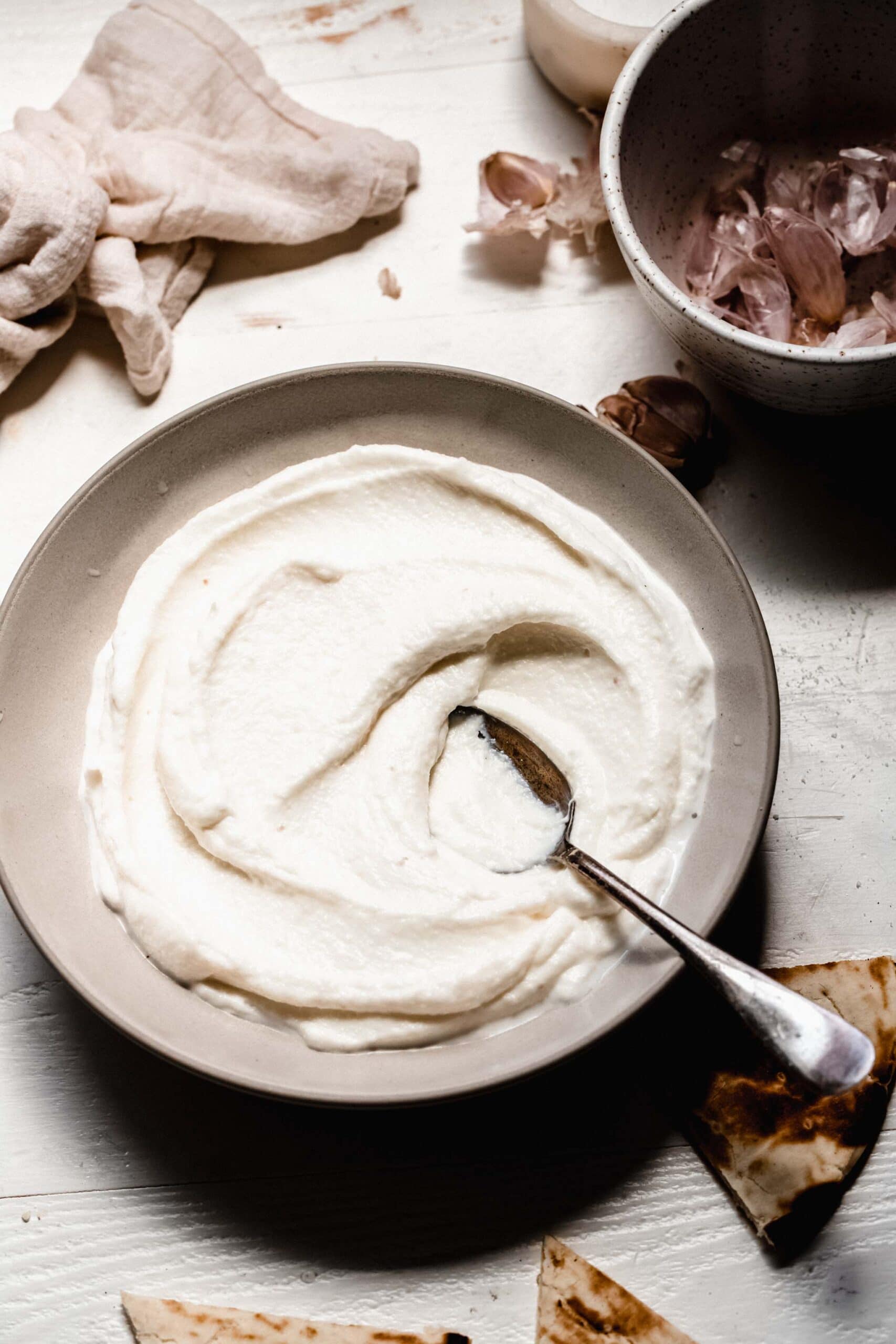 Toum (Lebanese Garlic Sauce) + How to Use It