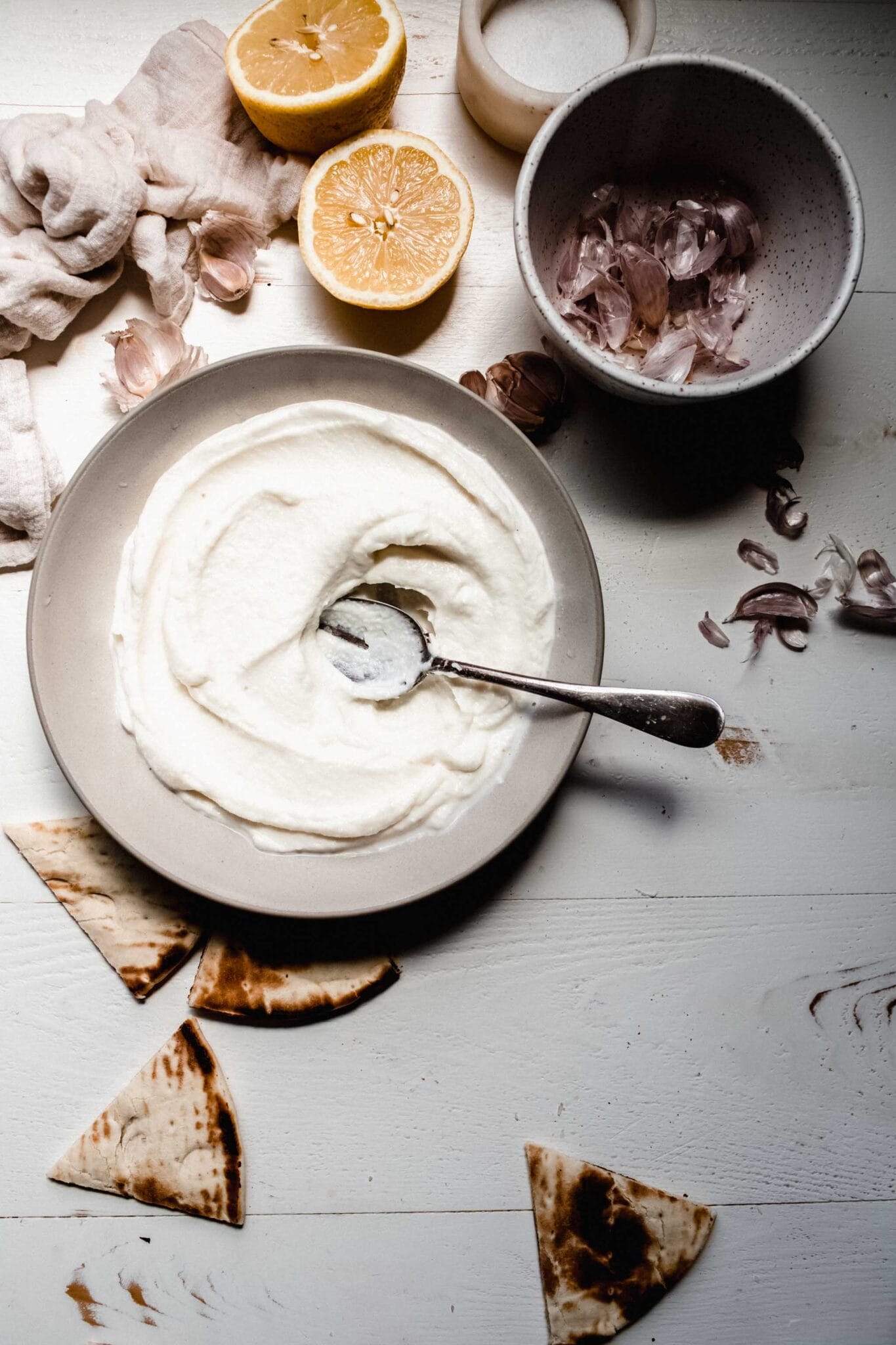 Toum (Lebanese Garlic Sauce) + How to Use It