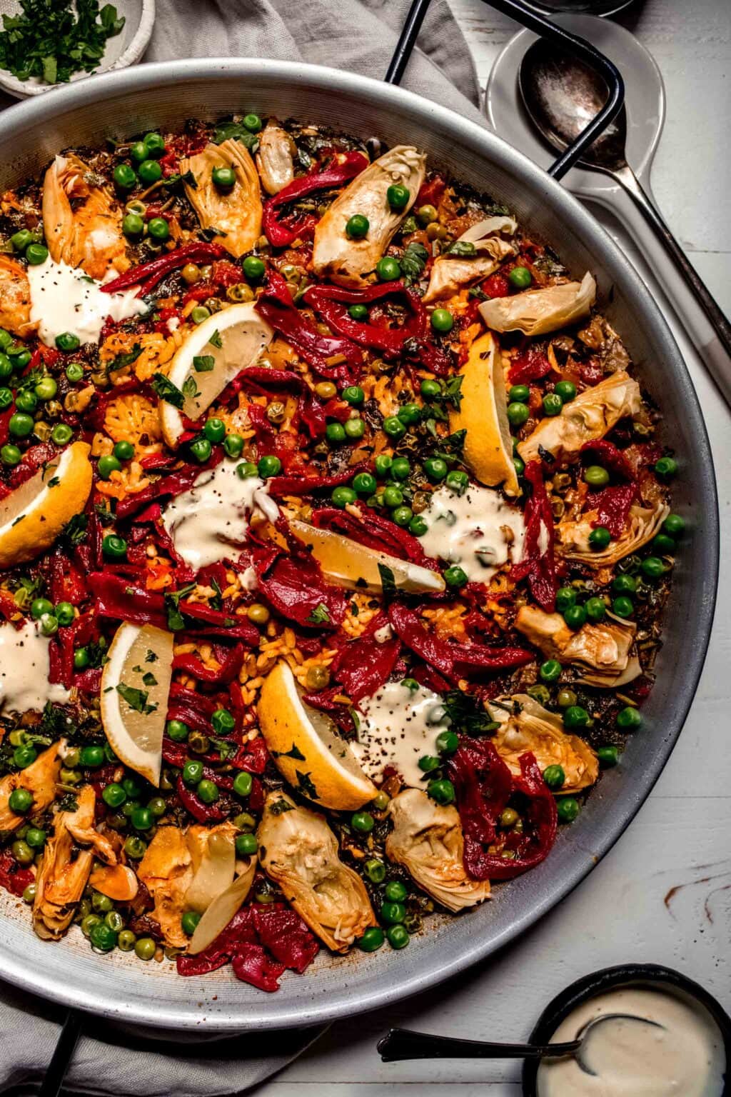 Vegetarian Paella with Artichokes (EASY Recipe)