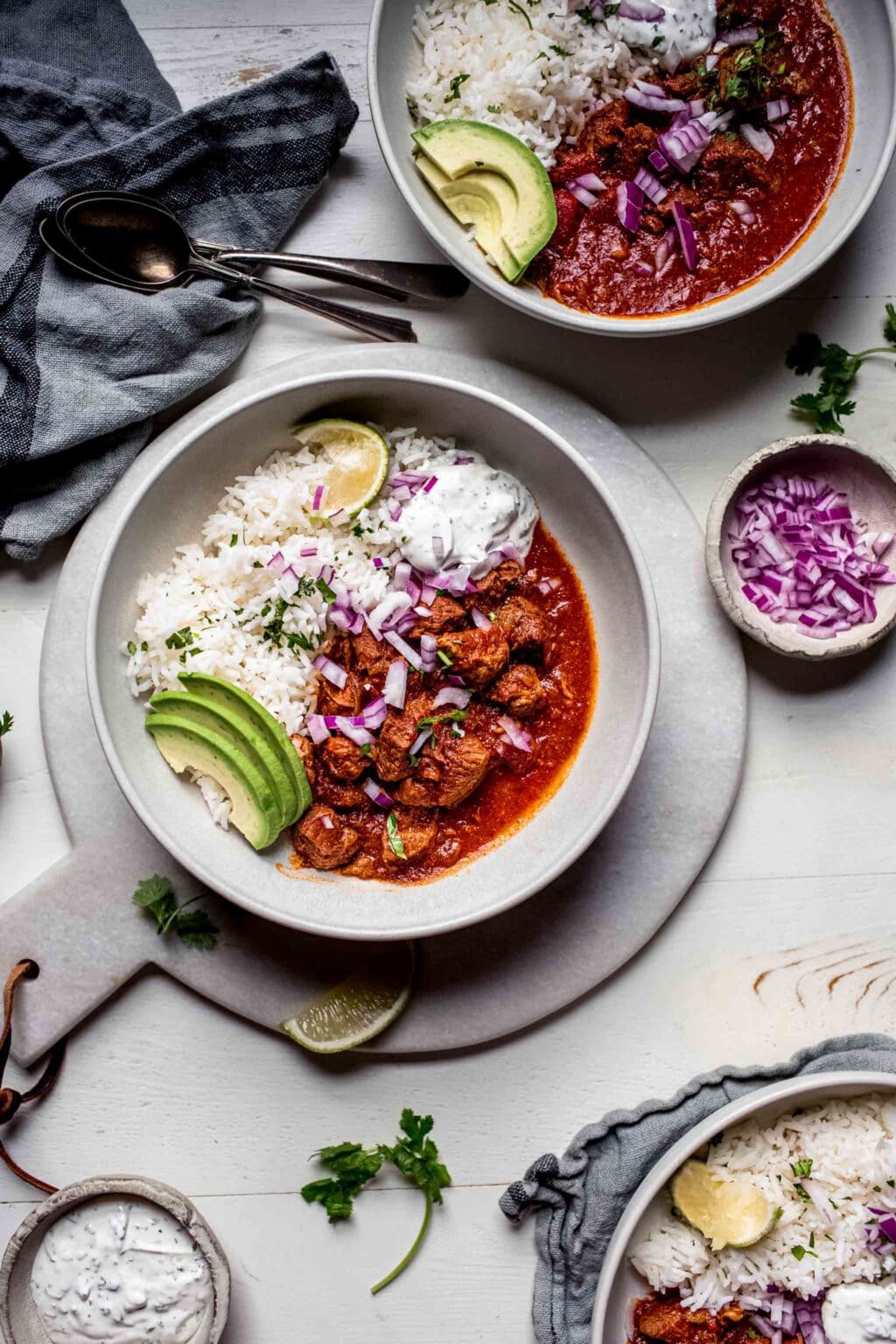 Birria de Borrego (Mexican Lamb Stew) - Platings + Pairings