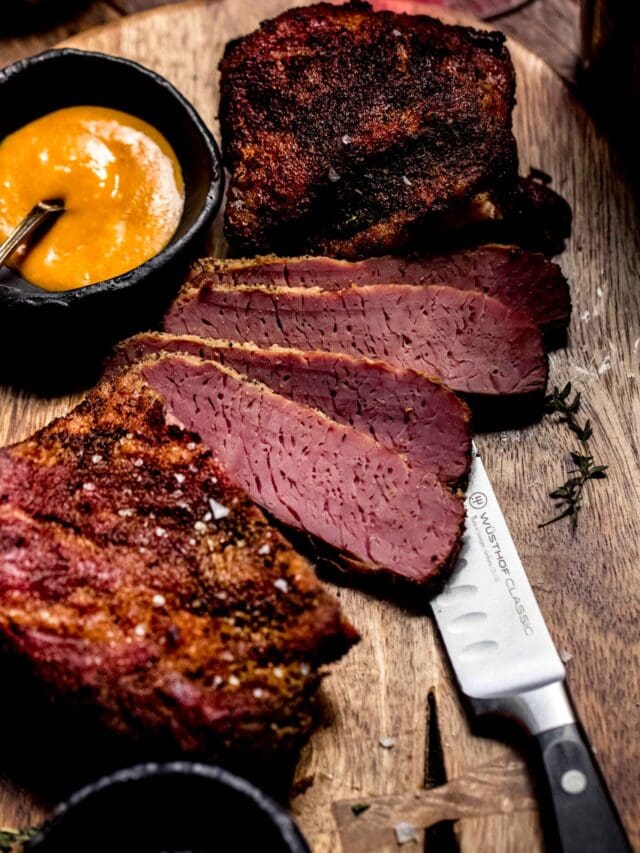 Smoked Corned Beef Brisket - Platings + Pairings