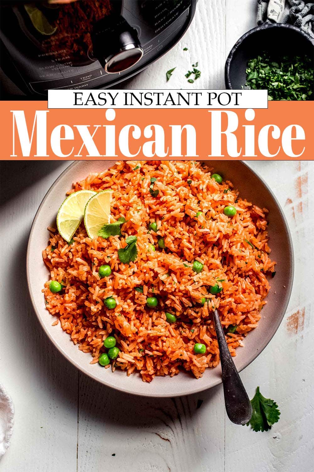 EASY Instant Pot Mexican Rice (Fluffy + Flavorful)
