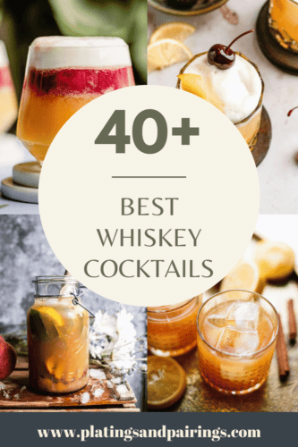 40+ Whiskey Cocktails: The BEST ones to try! - Platings + Pairings