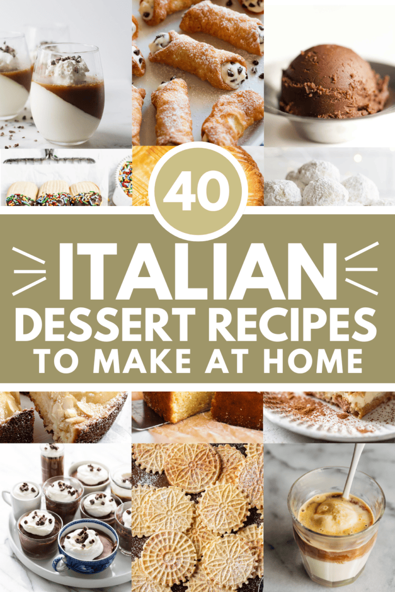 40+ BEST Italian Desserts (Quick & Easy Recipes)
