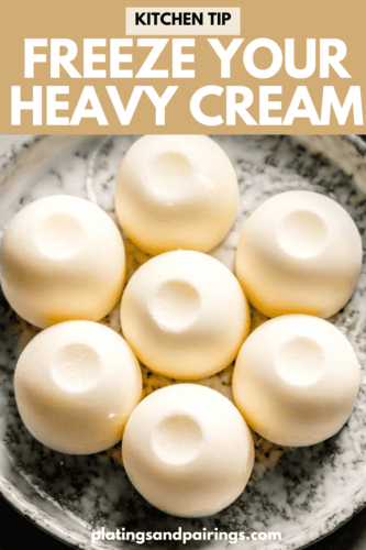 Kitchen Tips: Freezing Heavy Cream