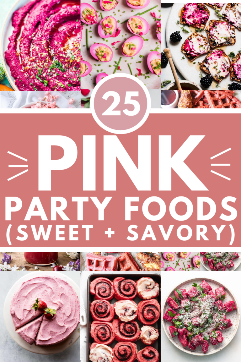 25+ Pink Foods for a Party