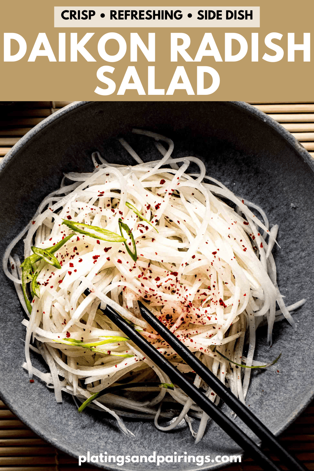 Daikon Radish Recipe (EASY Daikon Radish Salad)