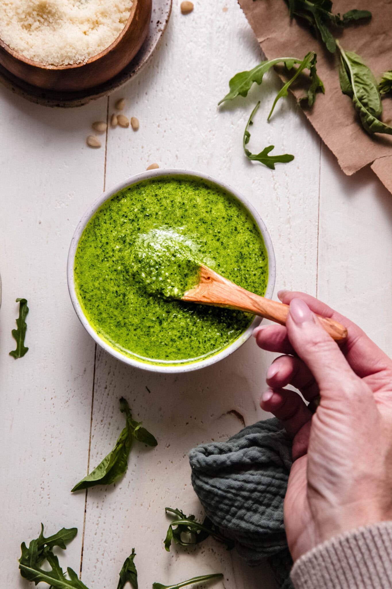Homemade Basil Pesto Mayo (Easy 5-Minute Recipe!)