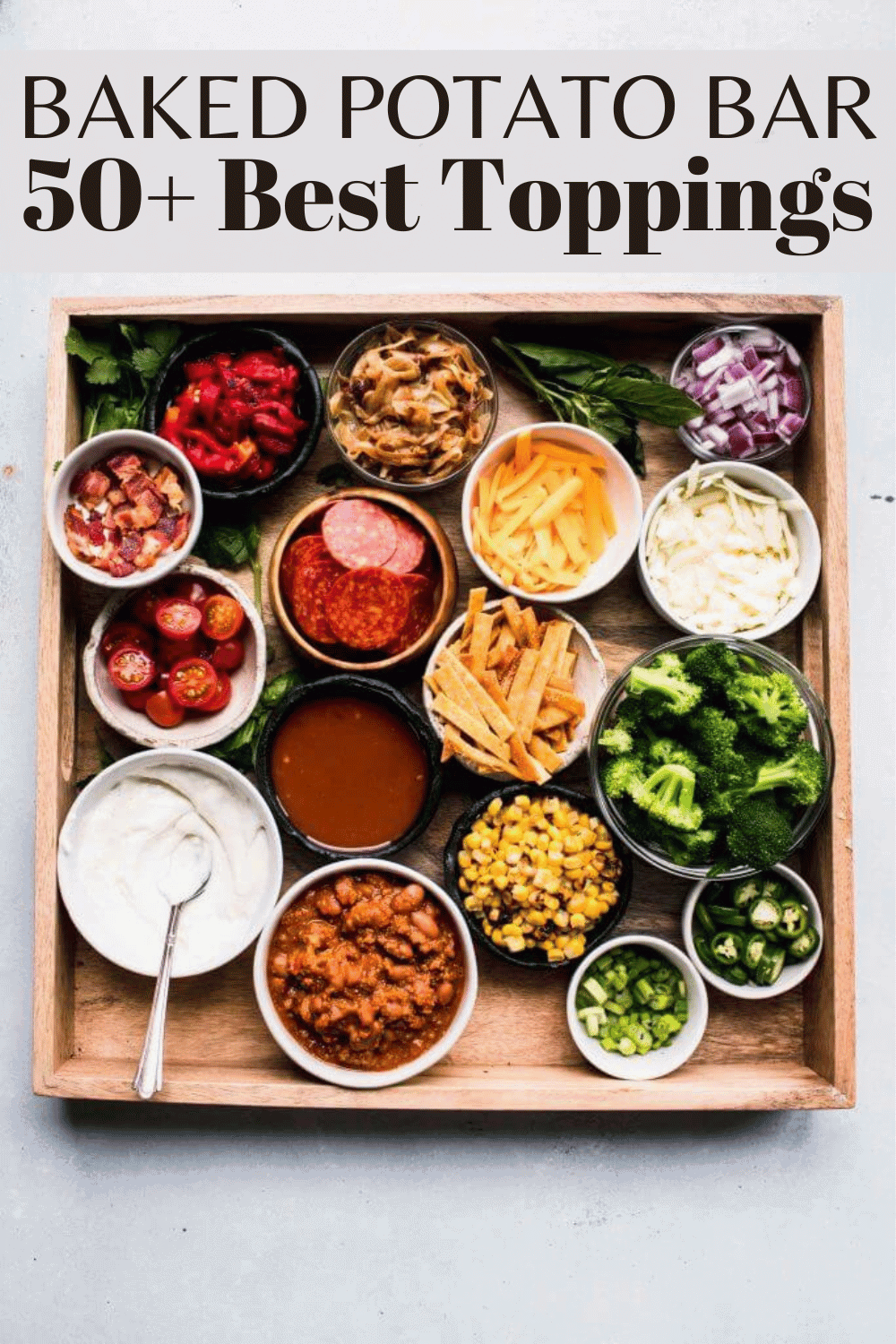 50+ Loaded Baked Potato Toppings - Platings + Pairings