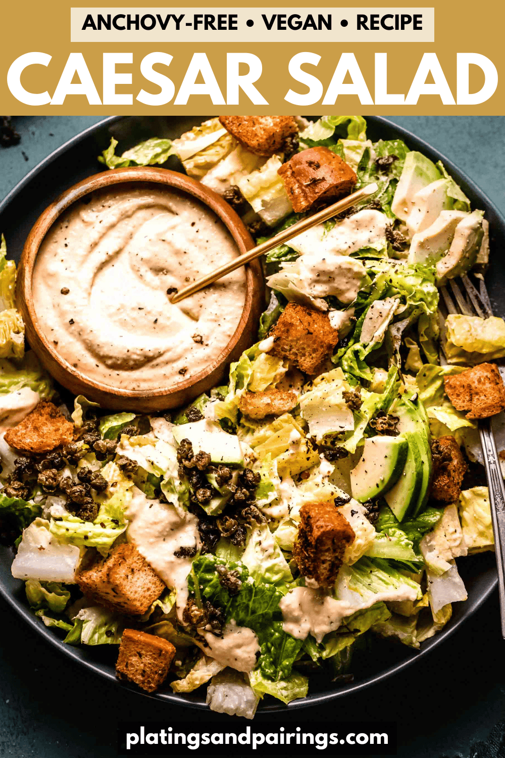 The BEST Vegan Caesar Salad