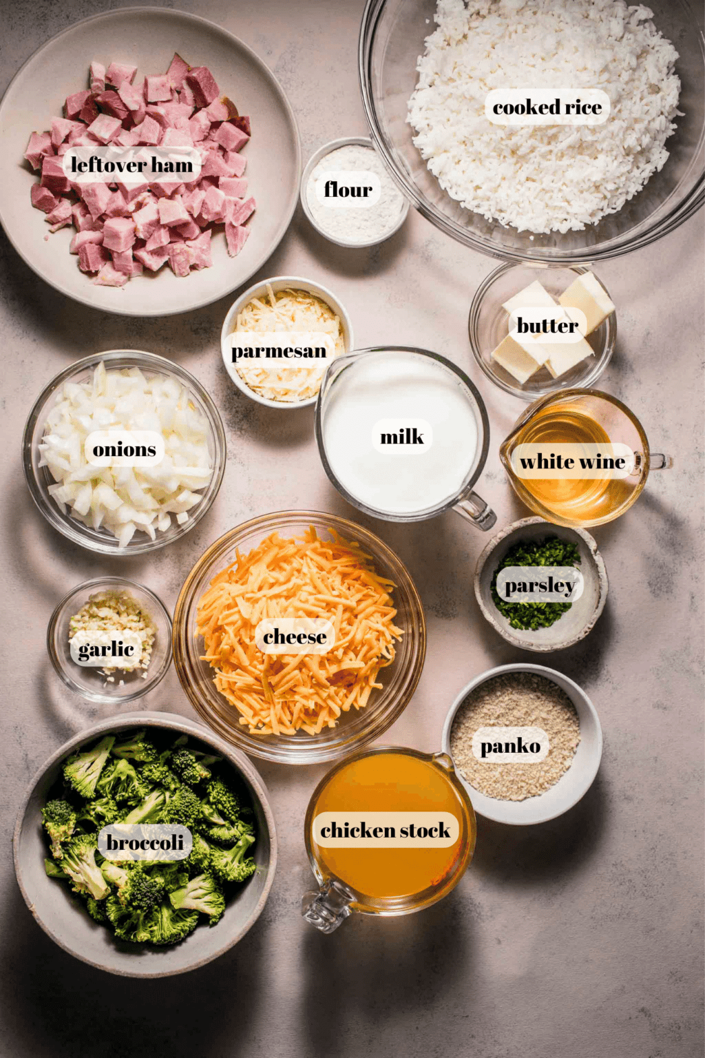 EASY Leftover Ham Casserole with Rice, Broccoli & Cheese