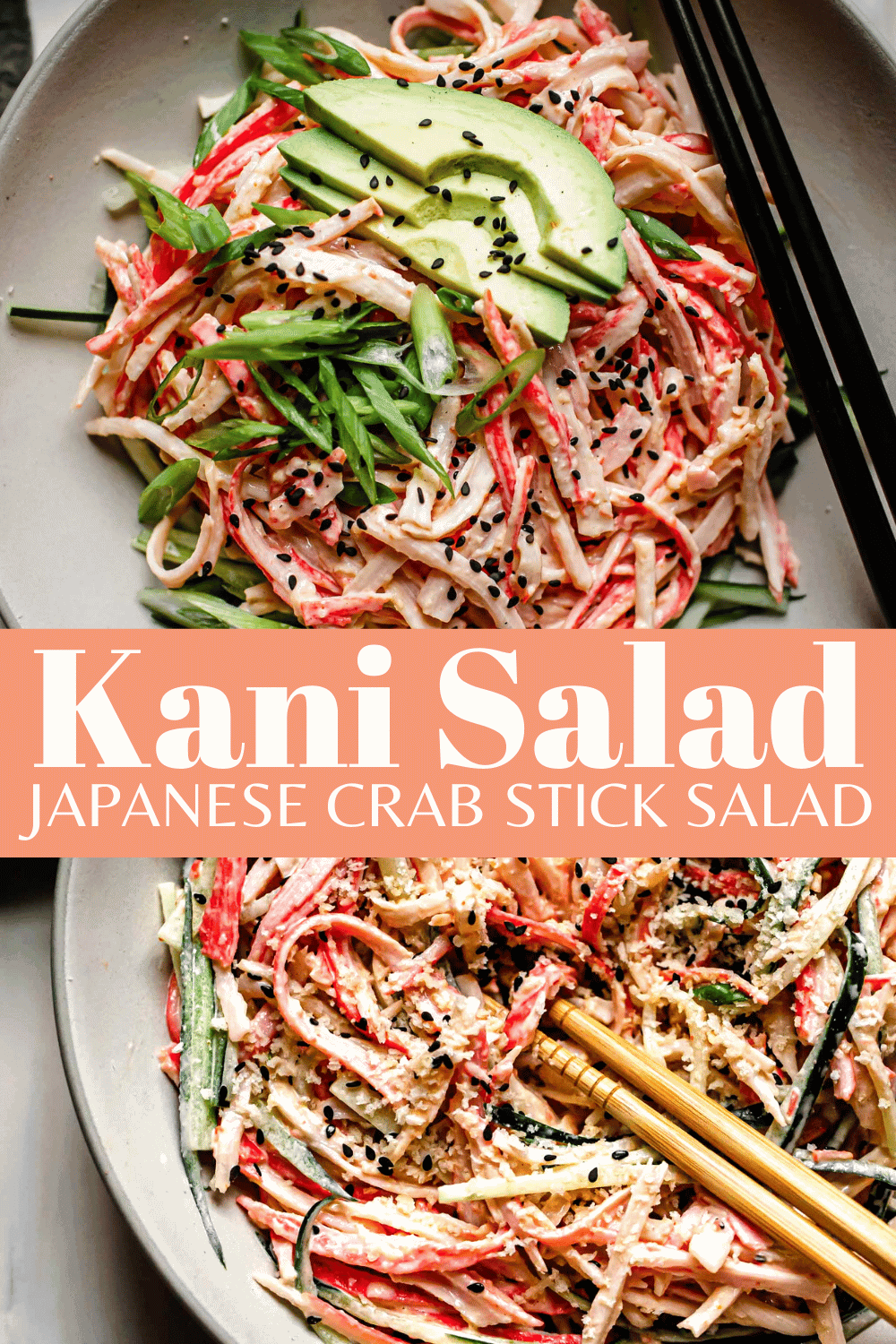 Japanese Crab Stick Salad (Kani Salad)