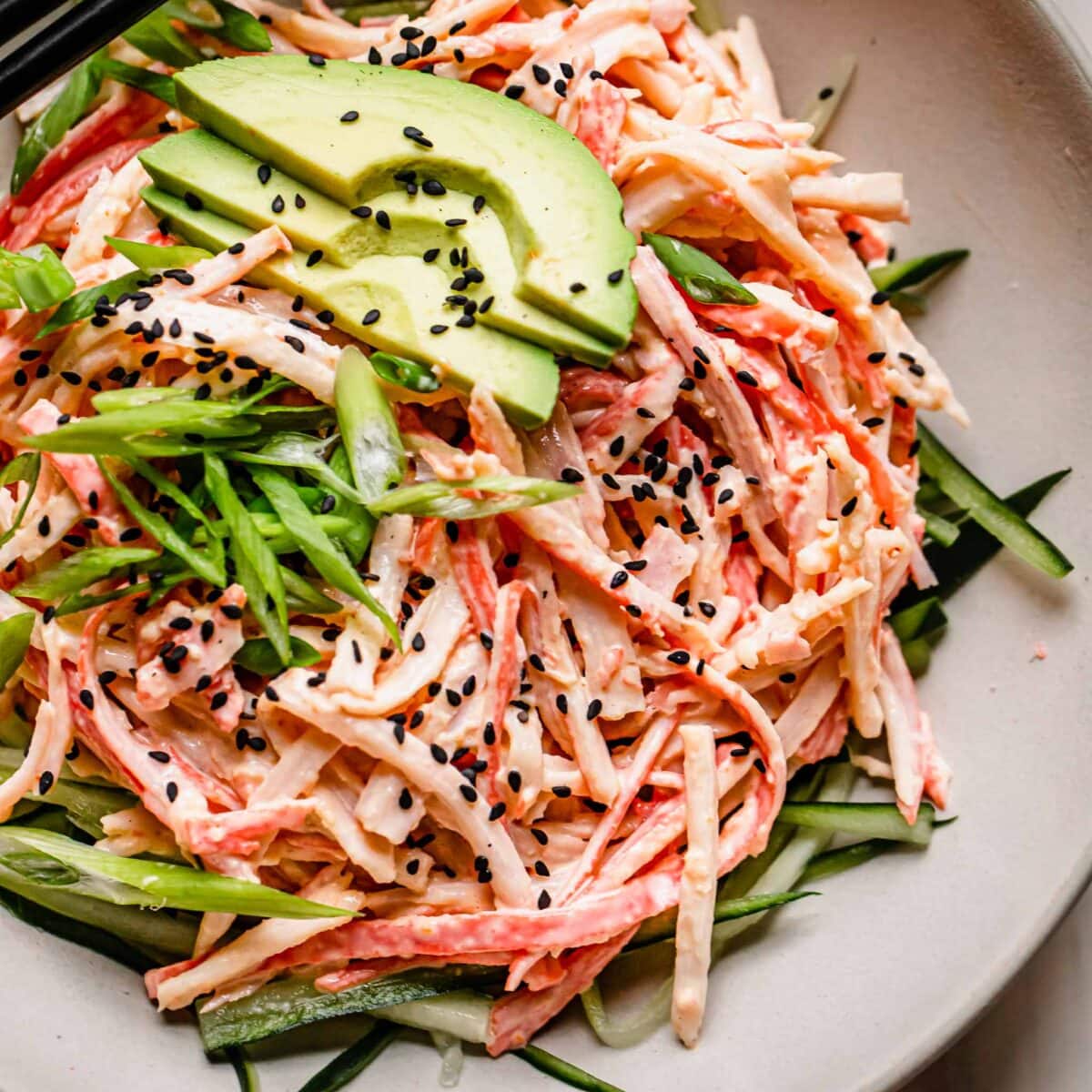 Japanese Crab Stick Salad (Kani Salad)