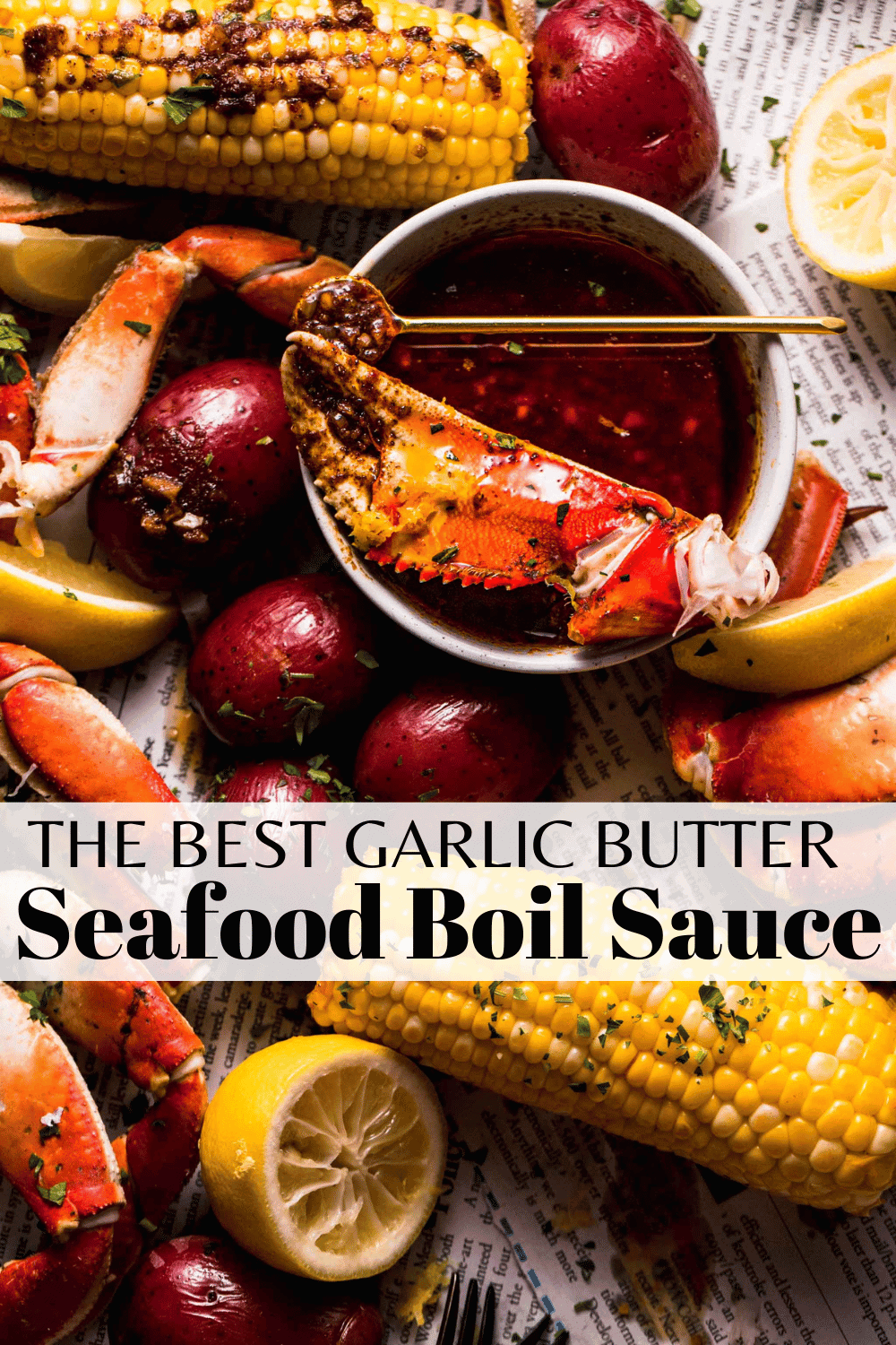 The BEST Seafood Boil Sauce (Garlic Butter Sauce)