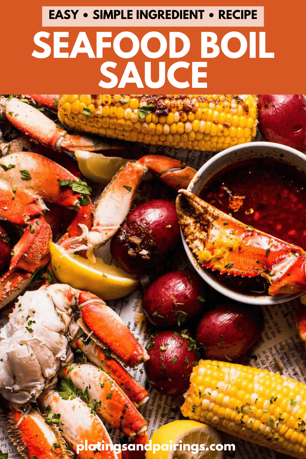Easy Seafood Boil Sauce Recipe (Cajun Garlic Butter)