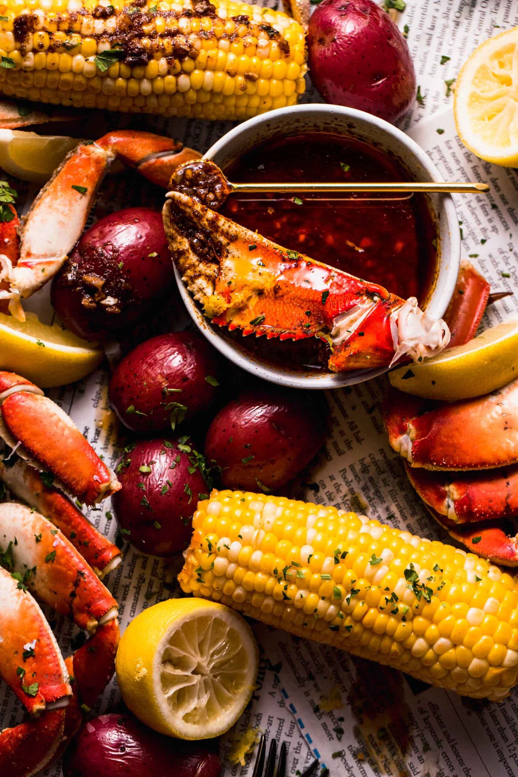 Quick and Easy Seafood Boil with Cajun Butter Sauce