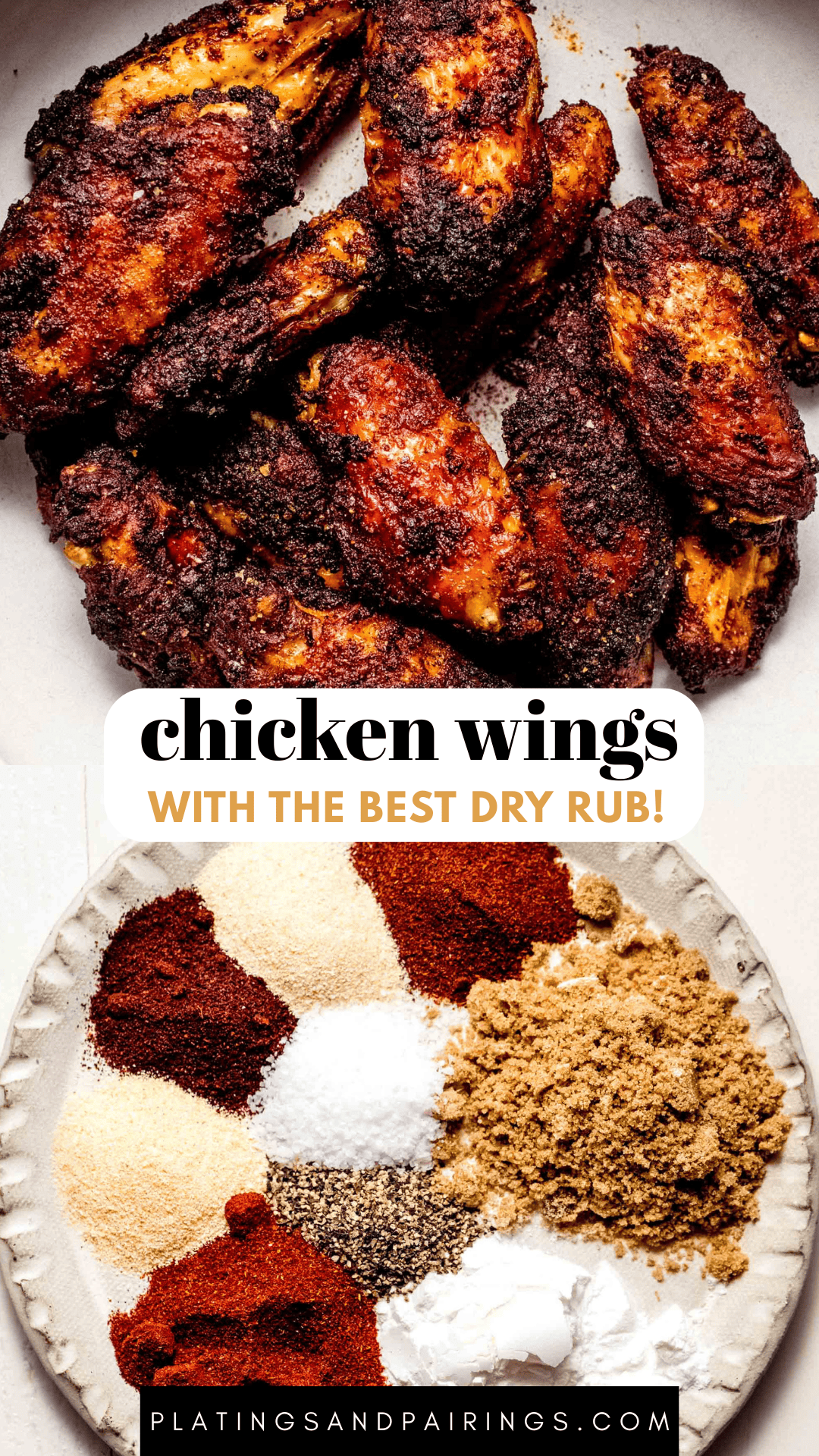 The BEST Dry Rub for Chicken Wings (Oven or Air Fryer Recipe)