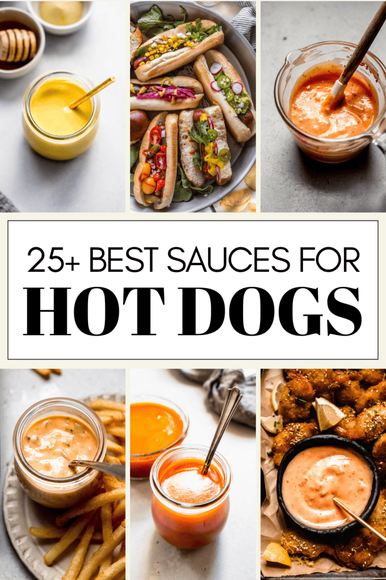 25+ BEST Hot Dog Sauces, Condiments & Toppings