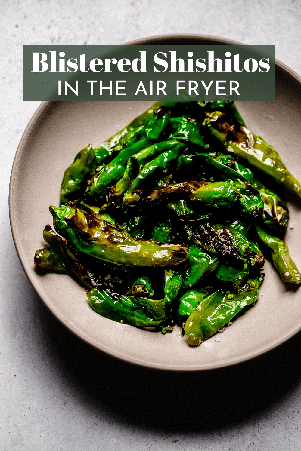 Air Fryer Shishito Peppers (Quick & Easy)
