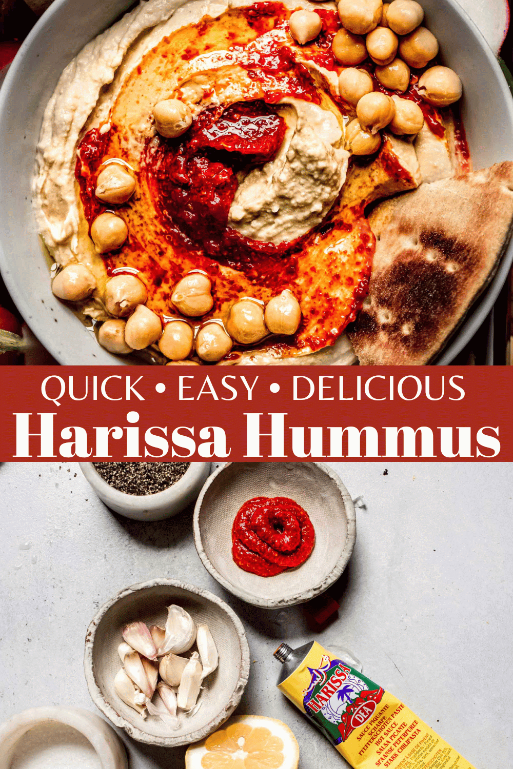 Harissa Hummus - Platings + Pairings