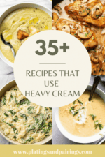 35+ Recipes to Use Up Heavy Cream (Fresh Cream Recipes)