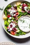Greek Lamb Lettuce Wraps with Tzatziki