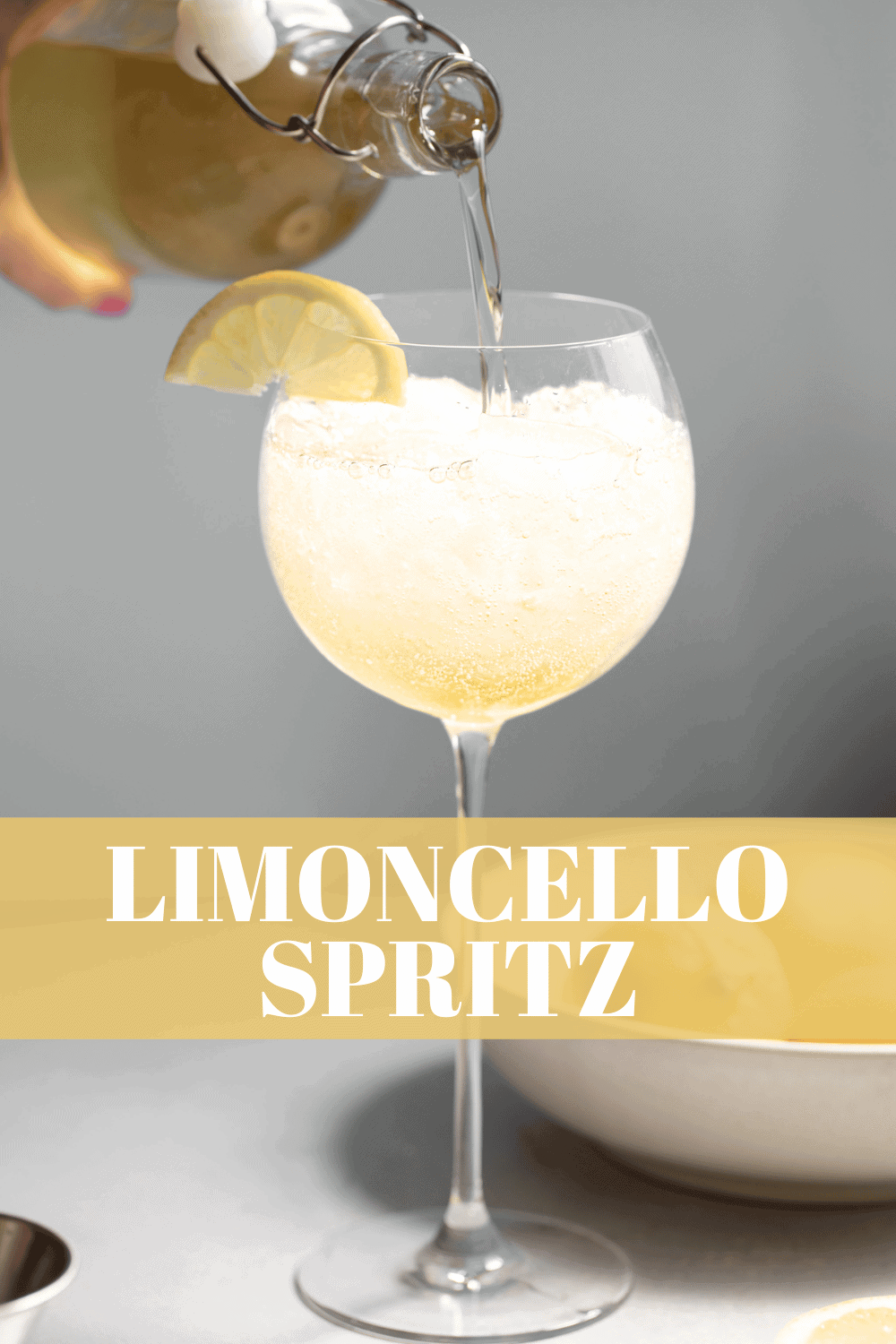 Limoncello Spritzer (Easy 3-Ingredient Summer Cocktail)