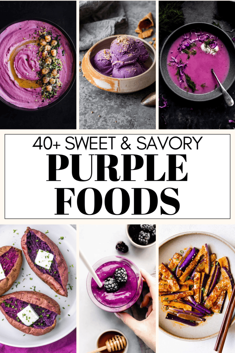 40+ Purple Foods for a Color Party - Platings + Pairings