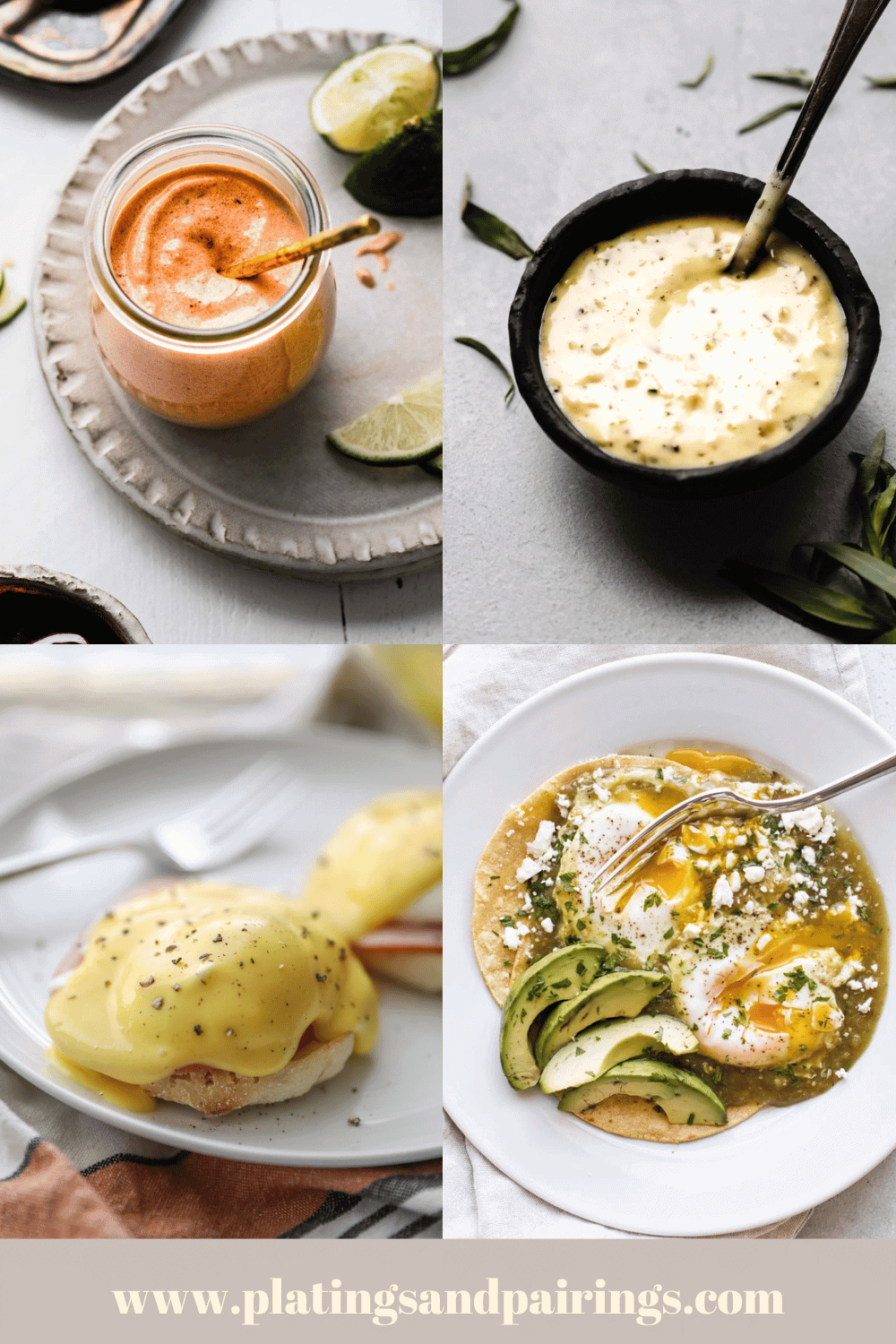 10+ Sauces for Eggs (Poached, Scrambled or Baked) - Platings + Pairings