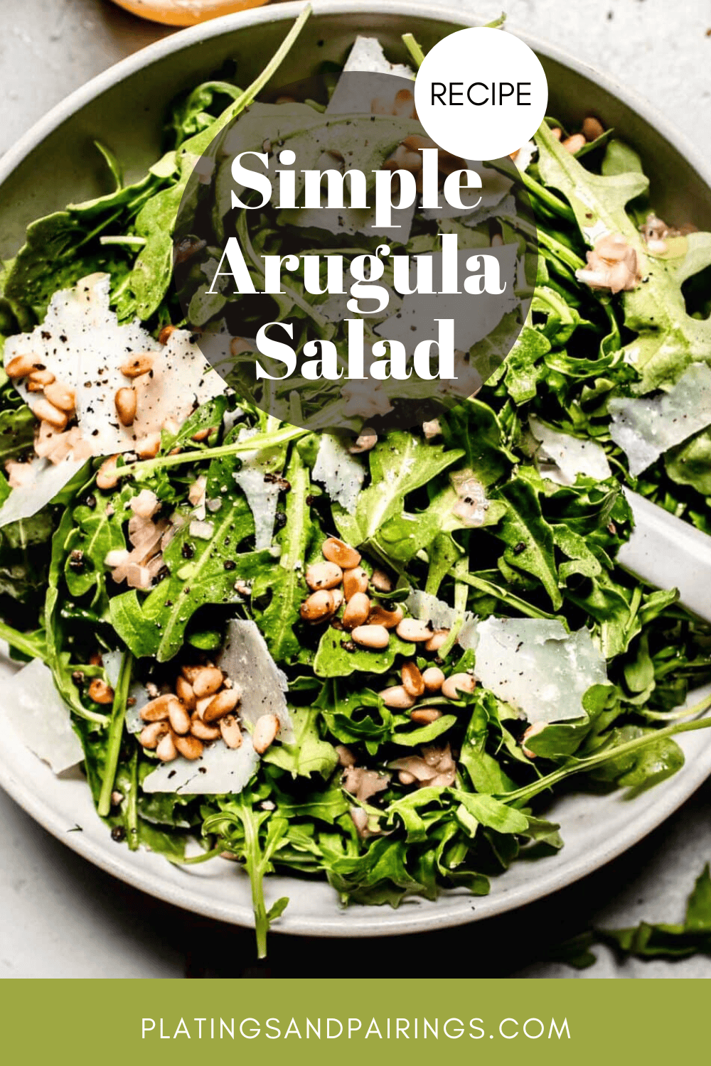 Simple Arugula Salad Dressing Recipe (Only 5-Ingredients!)