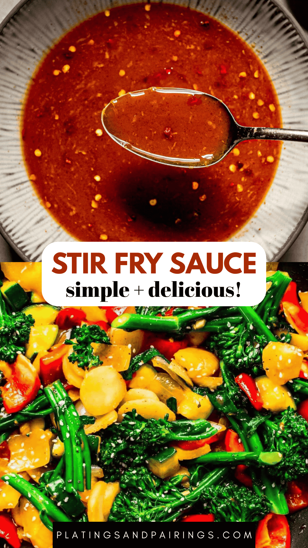 EASY Stir Fry Sauce (The Best 5-Minute Recipe!!)