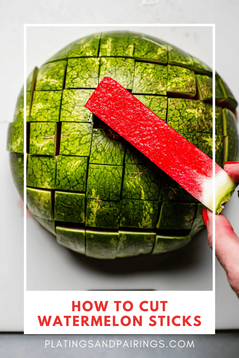 How to Cut Watermelon Sticks (with Video!)